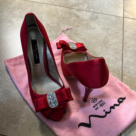Nina | Shoes | Stunning Nina Red Stilettos | Poshmark